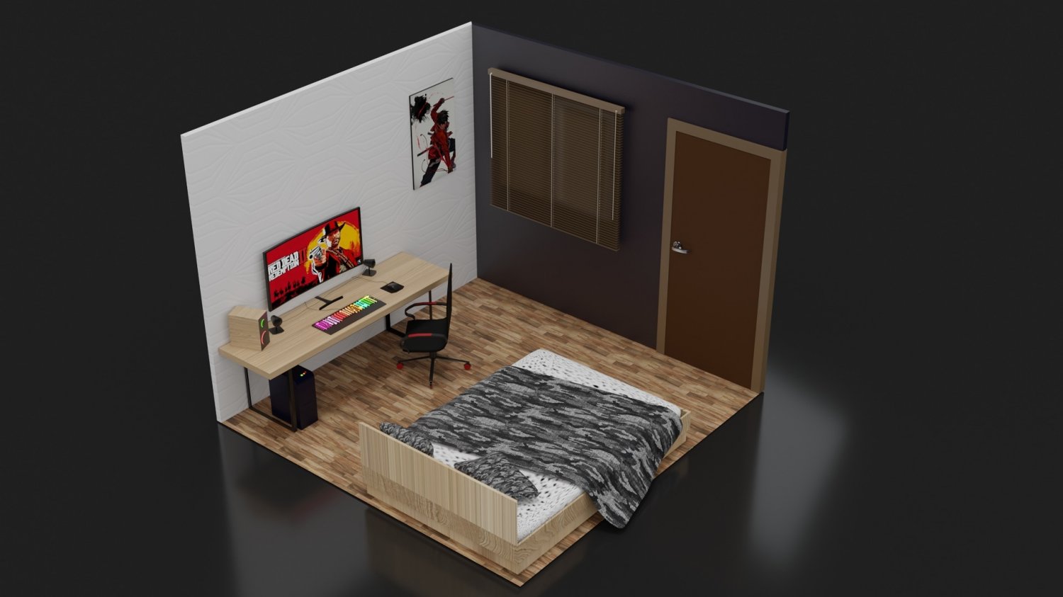 Isometric game room