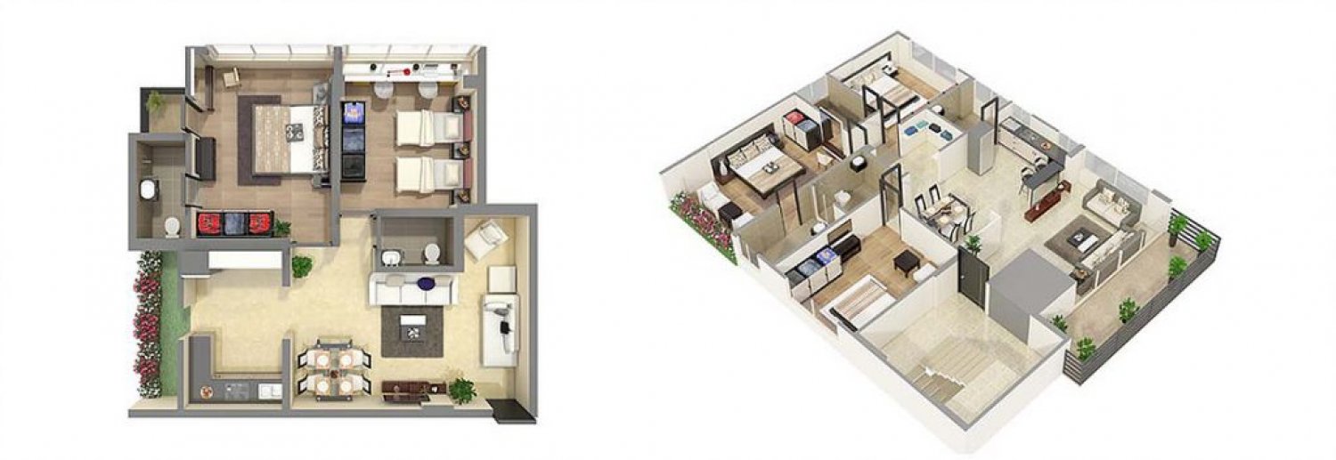 Photorealistic 3D Floor Plan Rendering Services