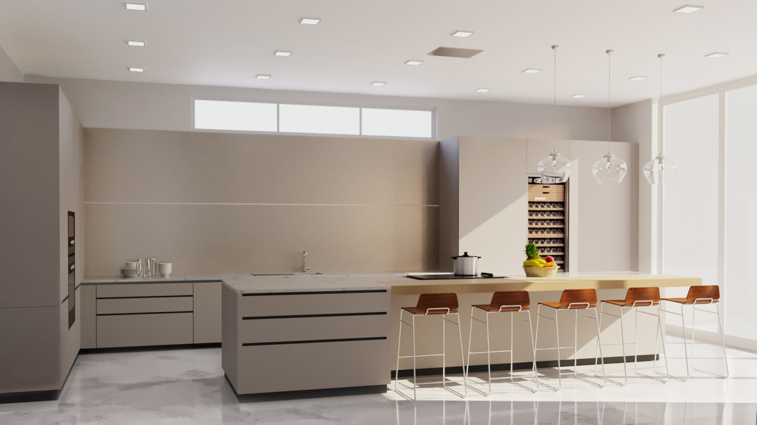 kitchen 3D Visualization Rendering Services