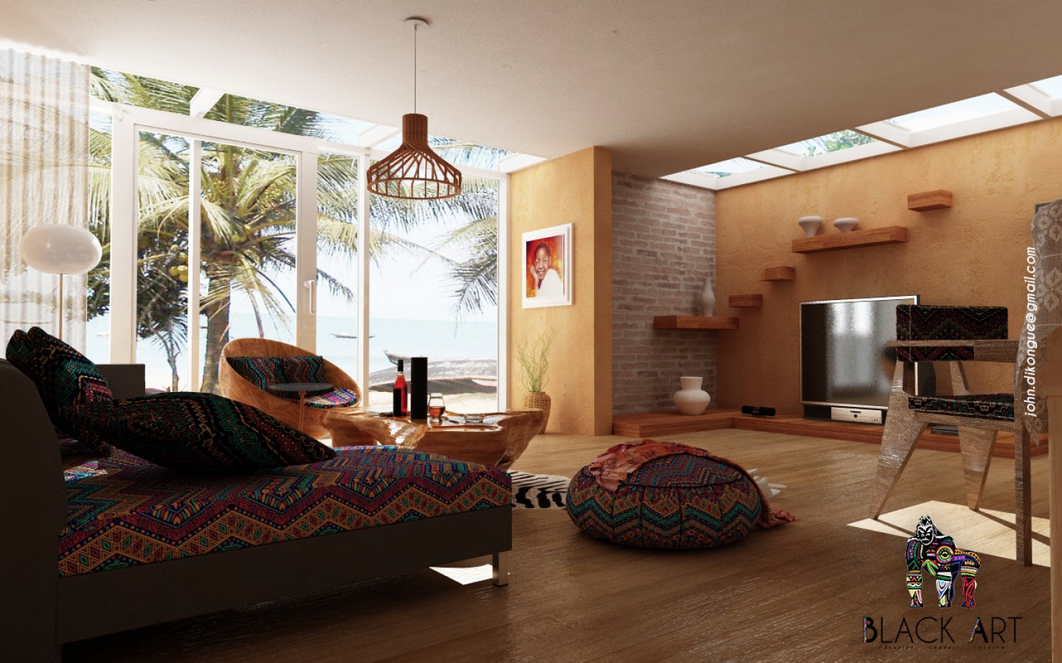 African interior design