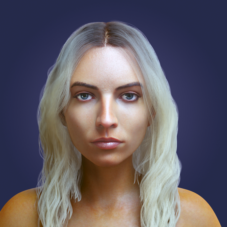 Trish Stevens (3D realistic character )