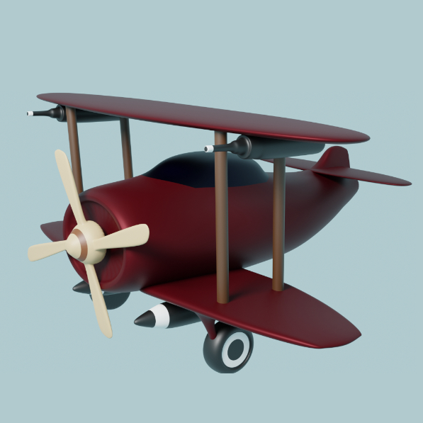 My original Blender plane model