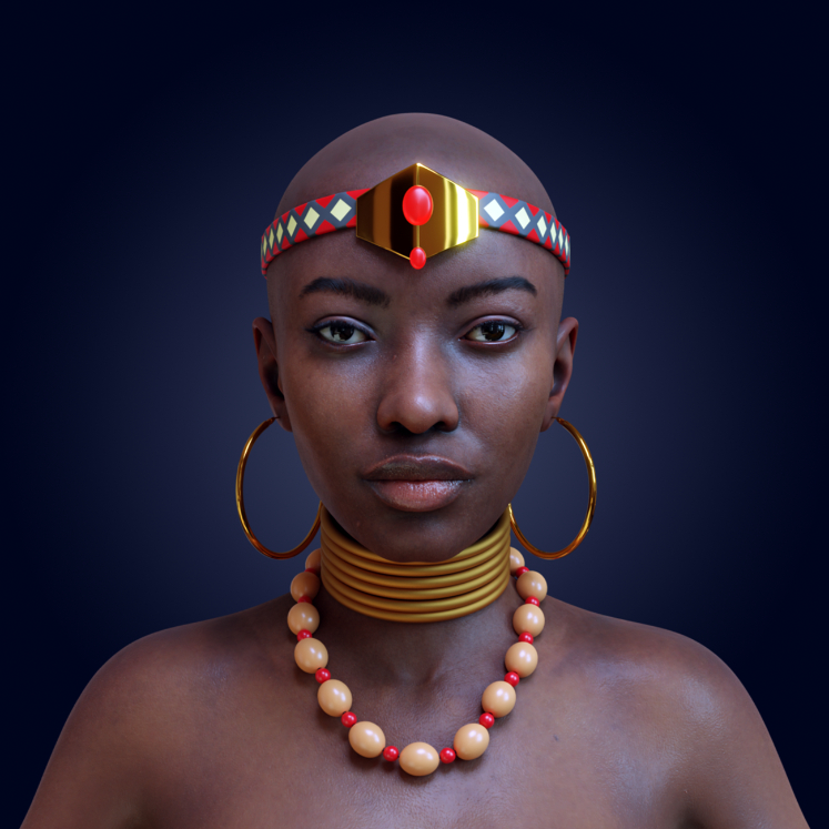 Oya goddess from the orisha project