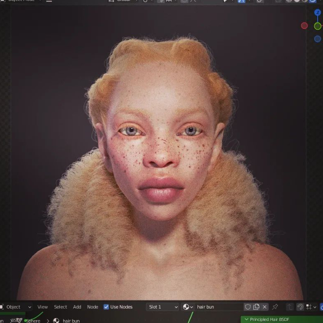3d realistic character
